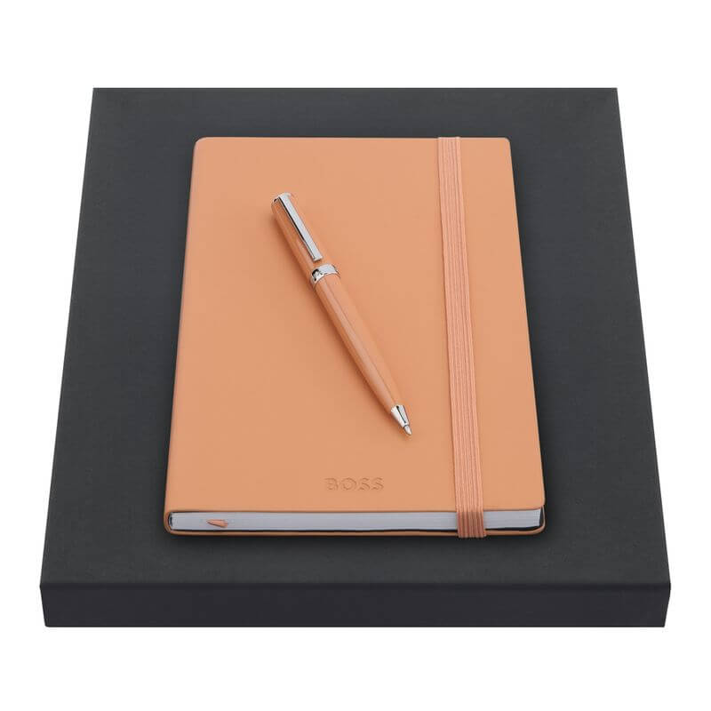 Hugo Boss Notebook and Pen Set | Care Pack