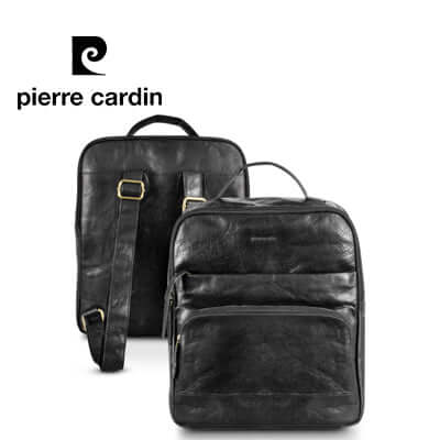 Pierre Cardin Leather Backpack | Care Pack